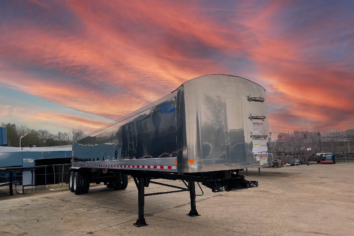 The Clement Alumistar HDW End Dump trailer